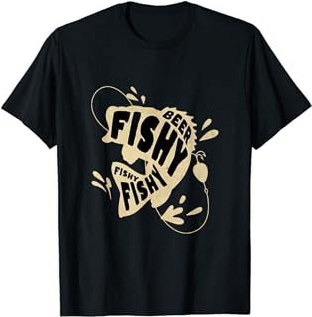 Beer Fishy Fishy Fishy - Funny Fishing T-Shirt - Walmart.com