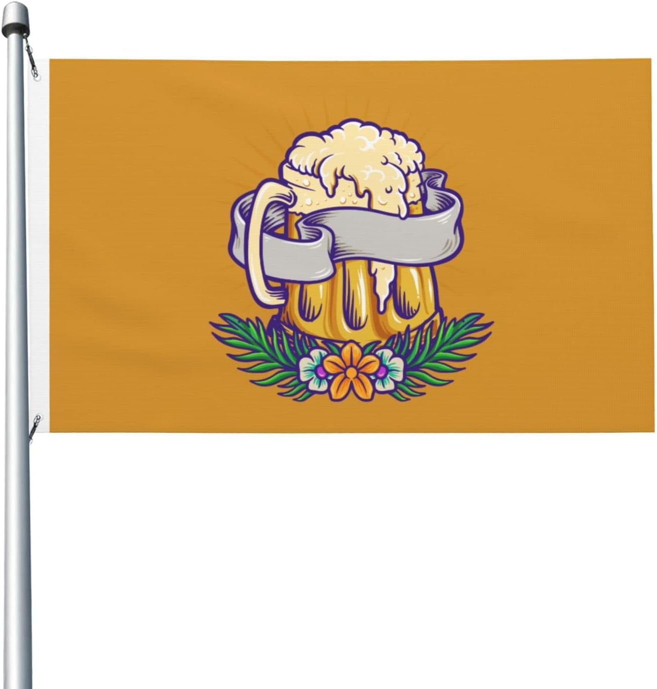 Beer Flags 3x5 Ft Double Sided Flag Durable Outdoor Flags Patio Banners ...