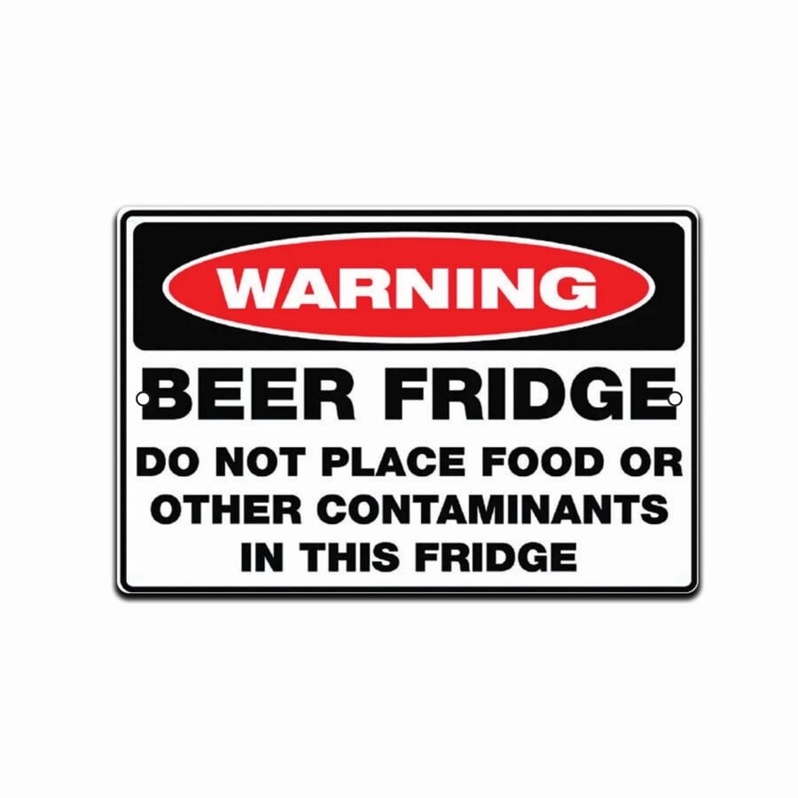 Beer Fridge No Other Man Cave Decor SIGN Size: 8 x 12 Inch Tin Sign BAR ...