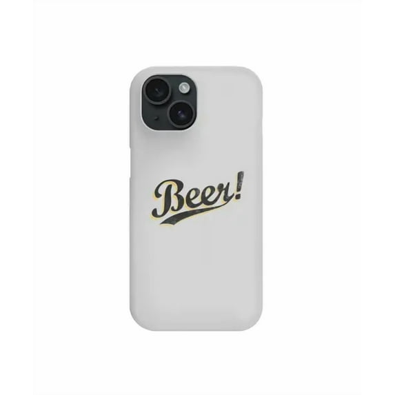 Beer Funny Drink Alcohol Party Simple Phone Case for iPhone 16 15 14 13 ...