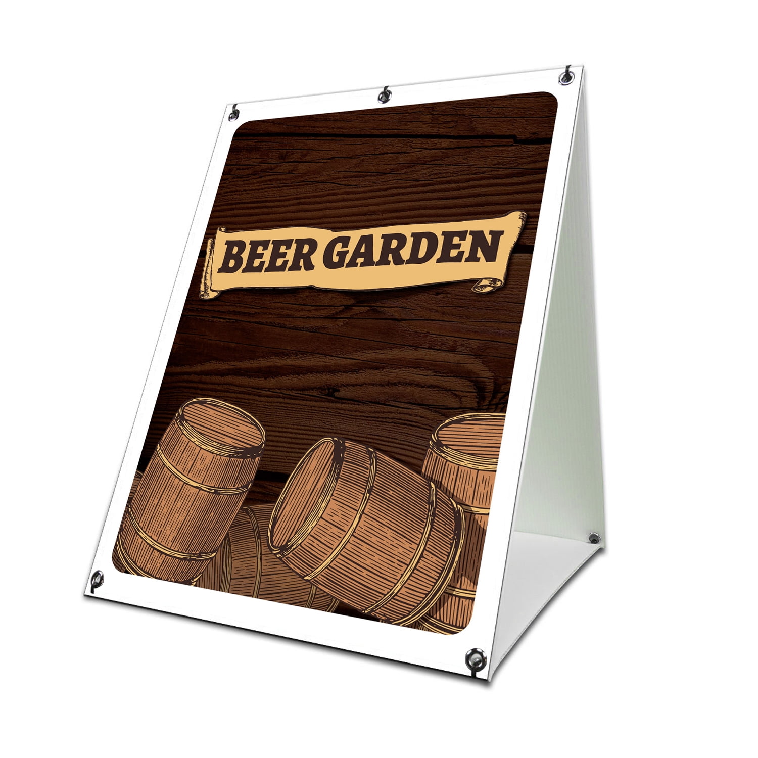 Beer Garden 24" x 36" A-frame Sidewalk Sign| Advertise Your Business ...