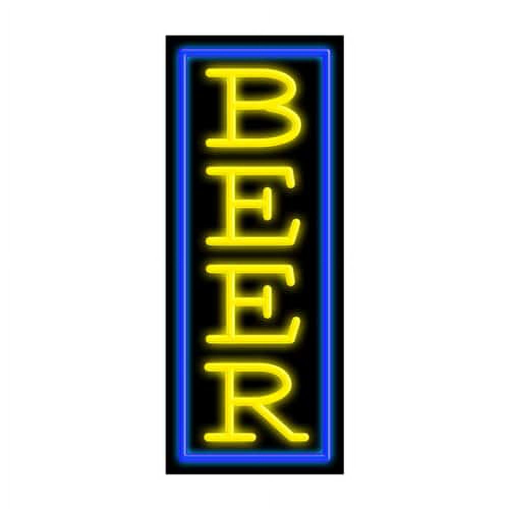 Beer-Glass Neon Sign Made in USA - Walmart.com