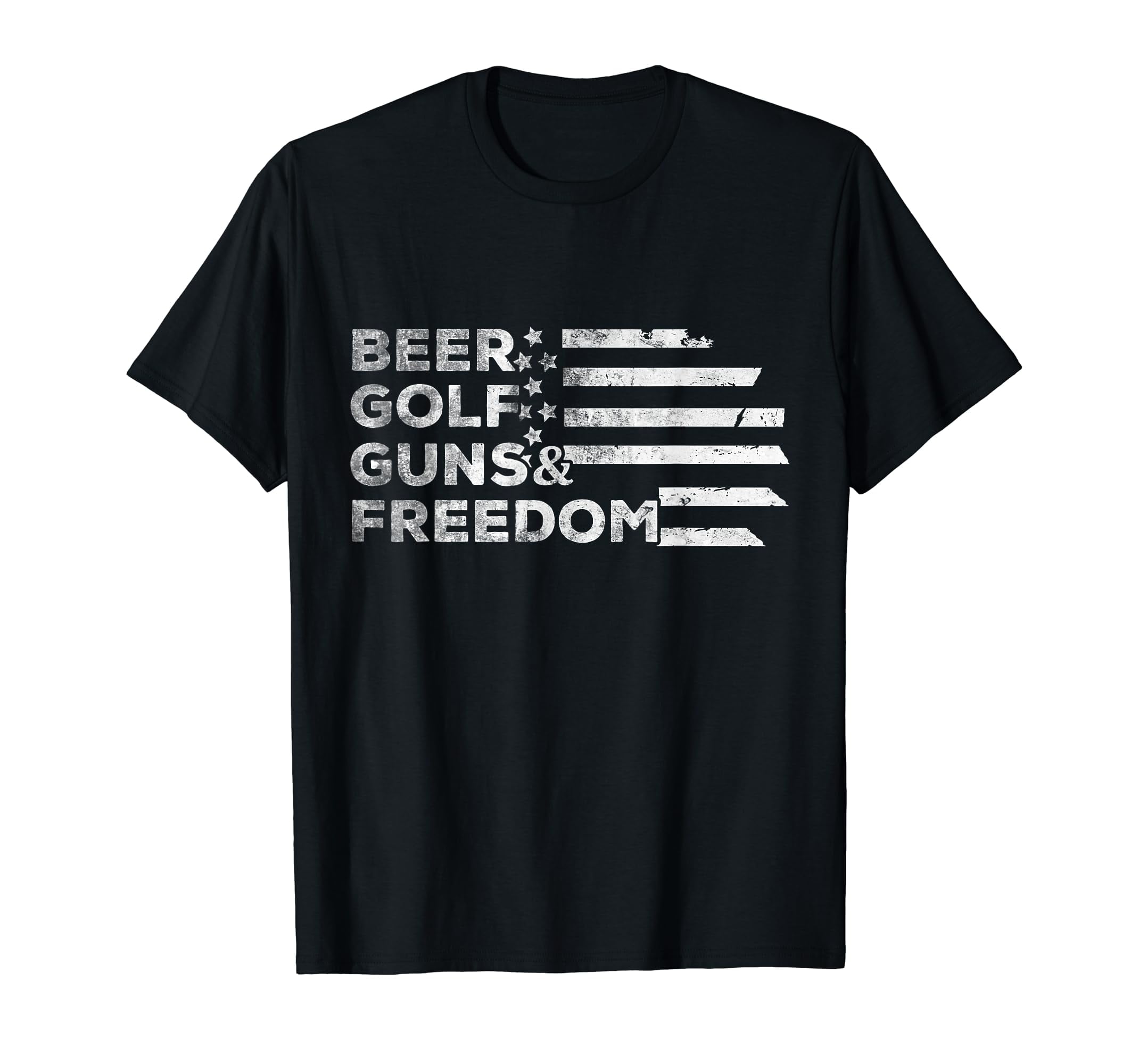 Beer Golf Freedom T-Shirt - Walmart.com