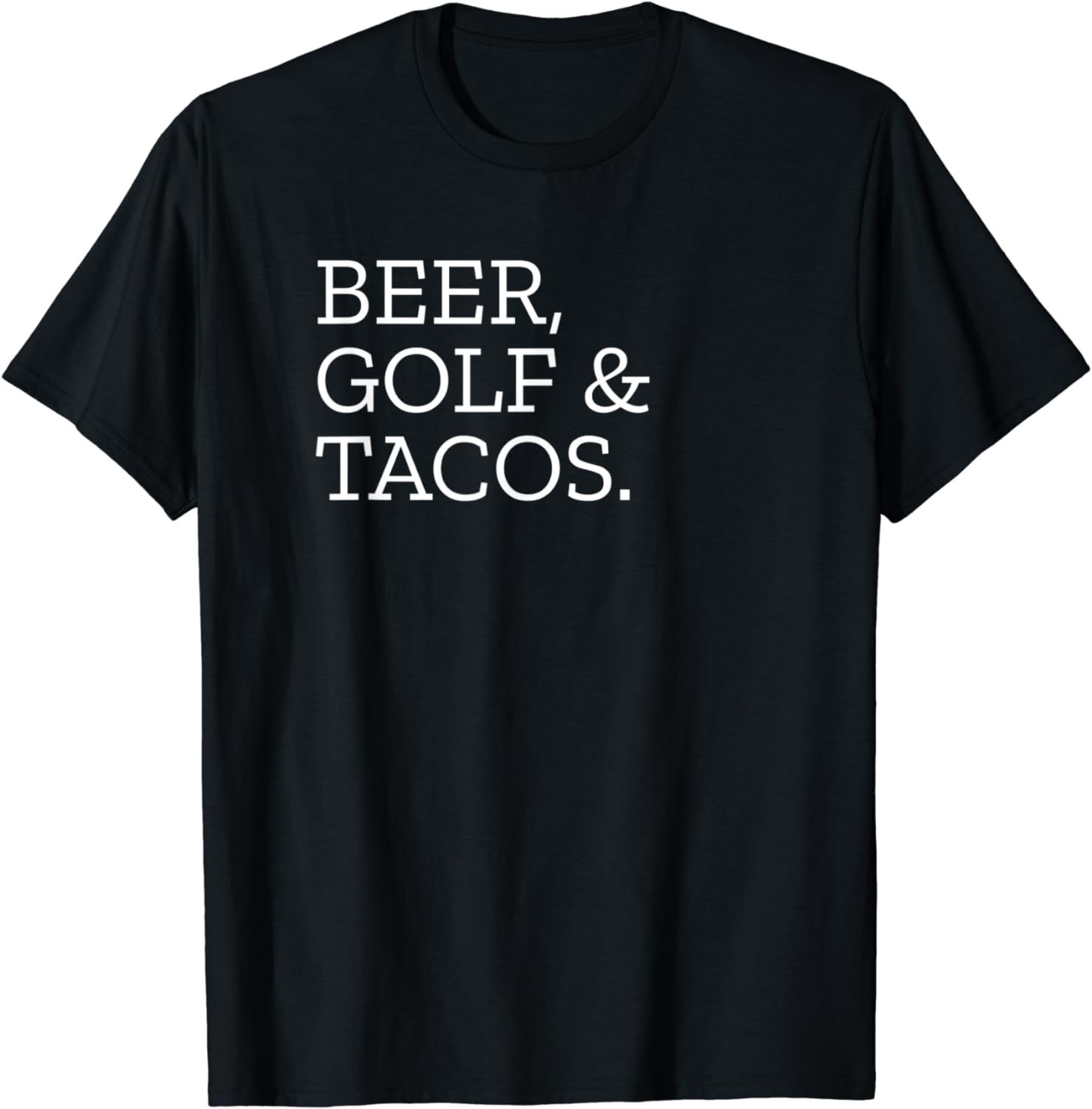 Beer, Golf & Tacos Beer Lovers Shirts - Walmart.com