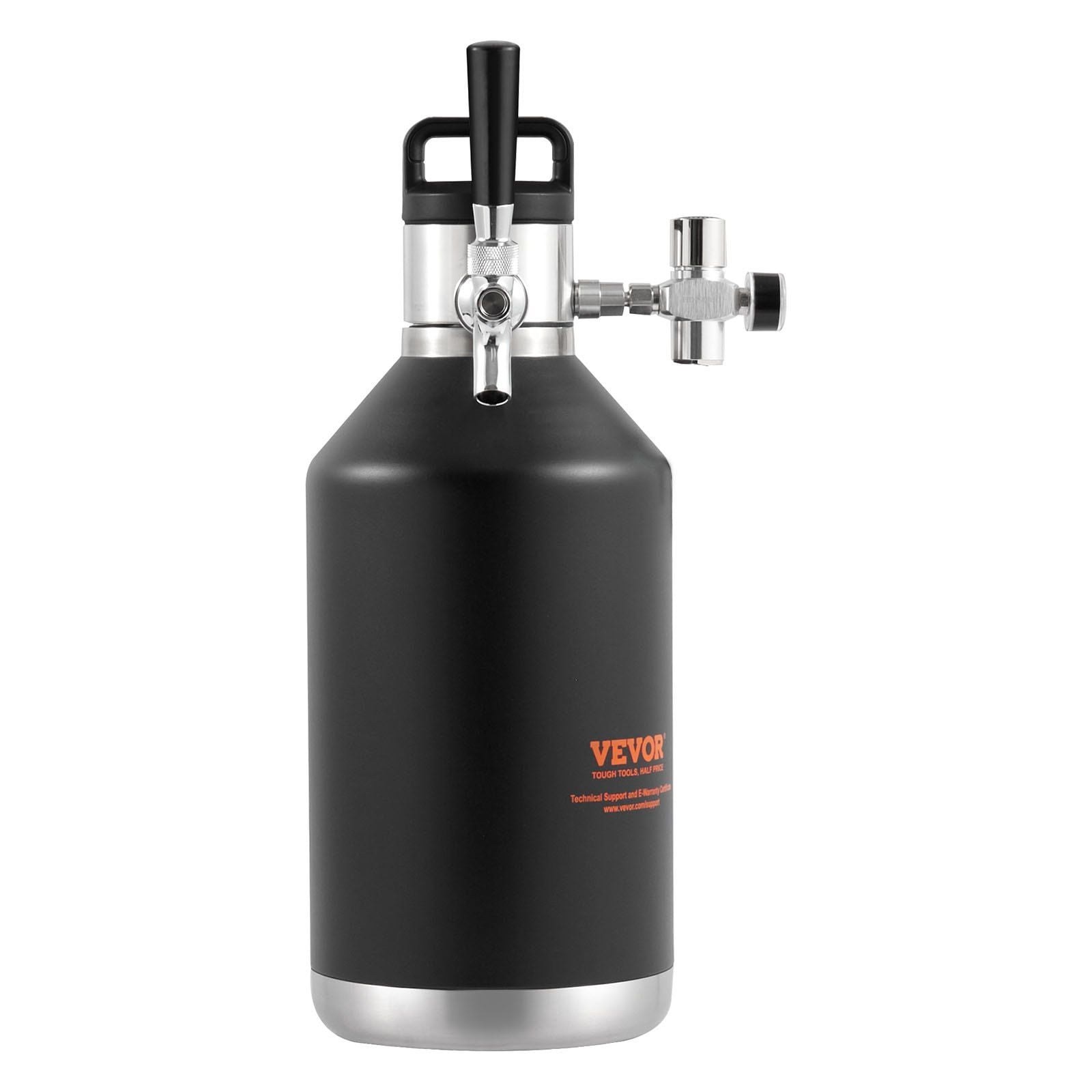 Beer Growler Tap System, 128Oz 4L Mini Keg, 304 Stainless Steel ...