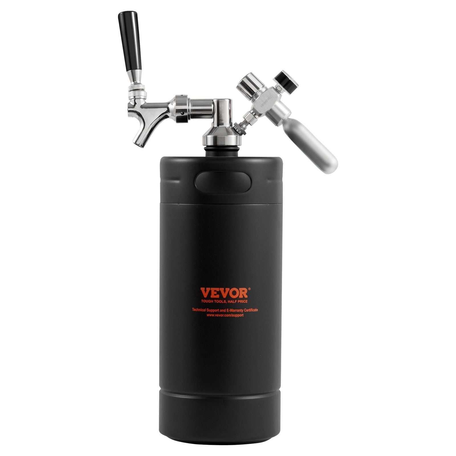Beer Growler Tap System, 128Oz 4L Mini Keg, 304 Stainless Steel ...