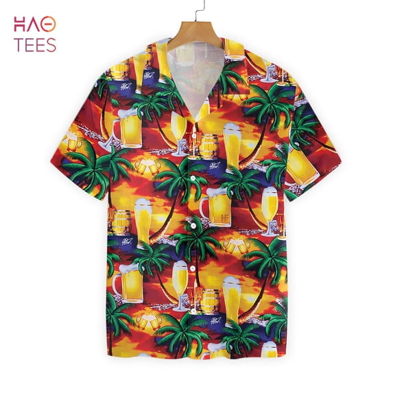 Beer In Paradise Hawaiian Shirt - Walmart.com