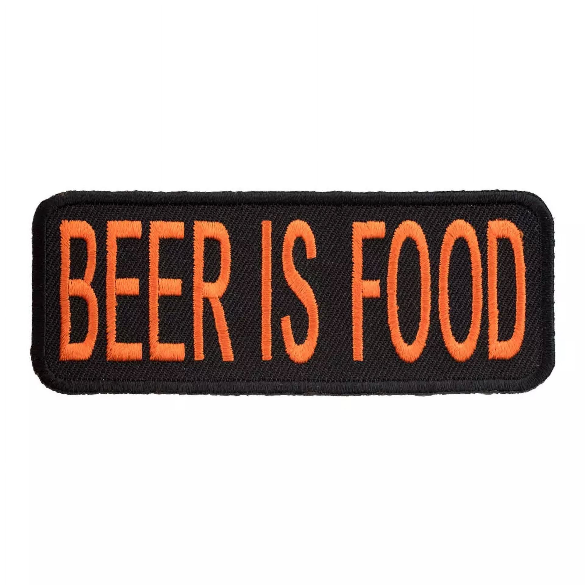 Beer Is Food Patch, Beer Drinking Sayings Patches - Walmart.com
