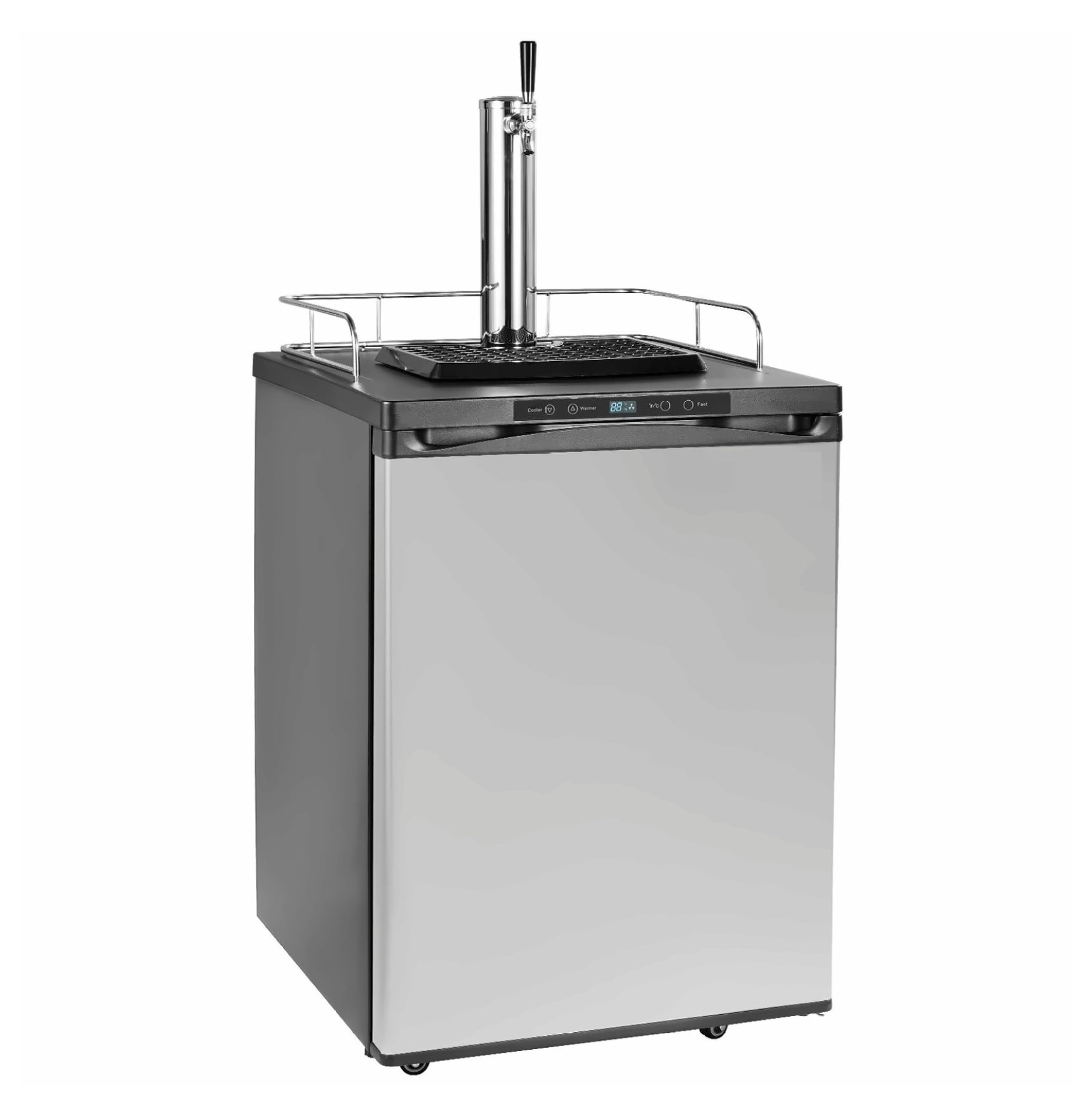 Beer Kegerator Draft Beer Dispenser - Full Size Keg Refrigerator Single ...