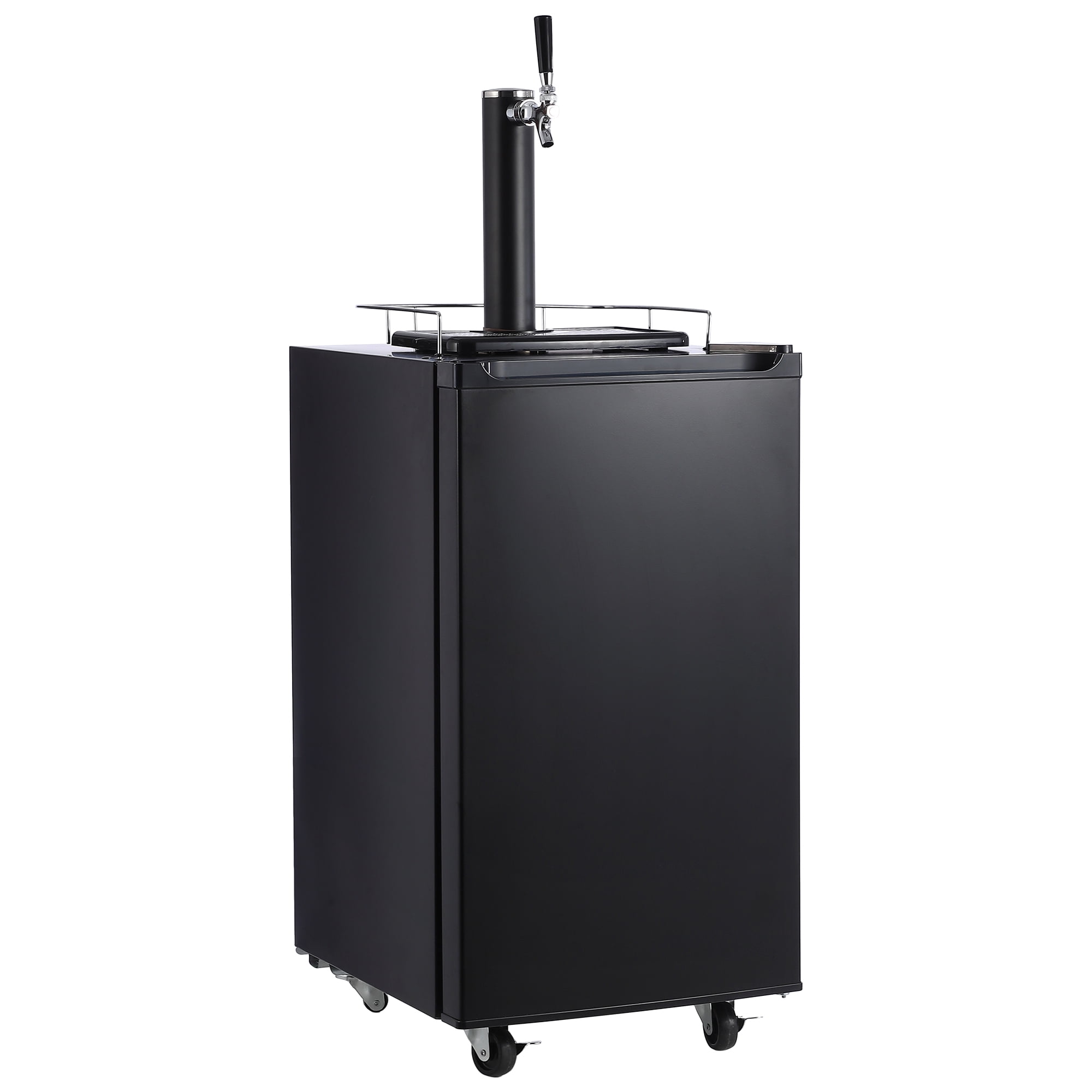 Beer Kegerator, Single Tap Keg Refrigerator, Full Size Stainless Steel ...