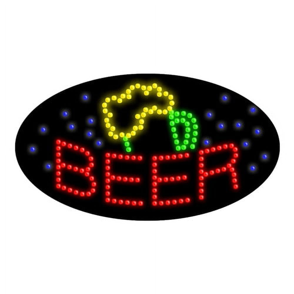 Beer-LED Dots Sign Made in USA - Walmart.com