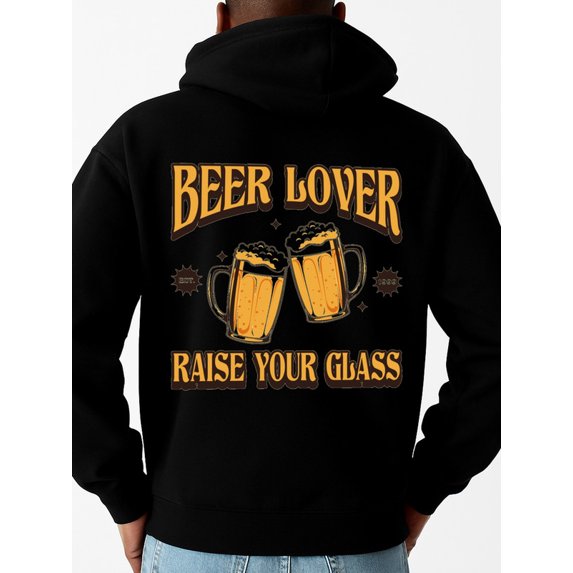 Beer Lover hoodies & sweatshirt faith men's hoodies black Warm ...