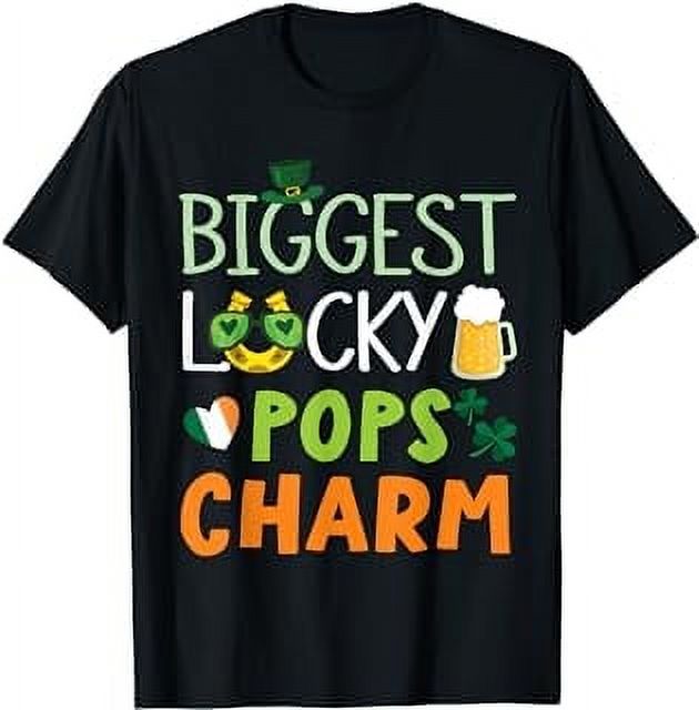Beer Magnet Glasses Shamrocks Happy Biggest Lucky Pops Charm T-Shirt ...