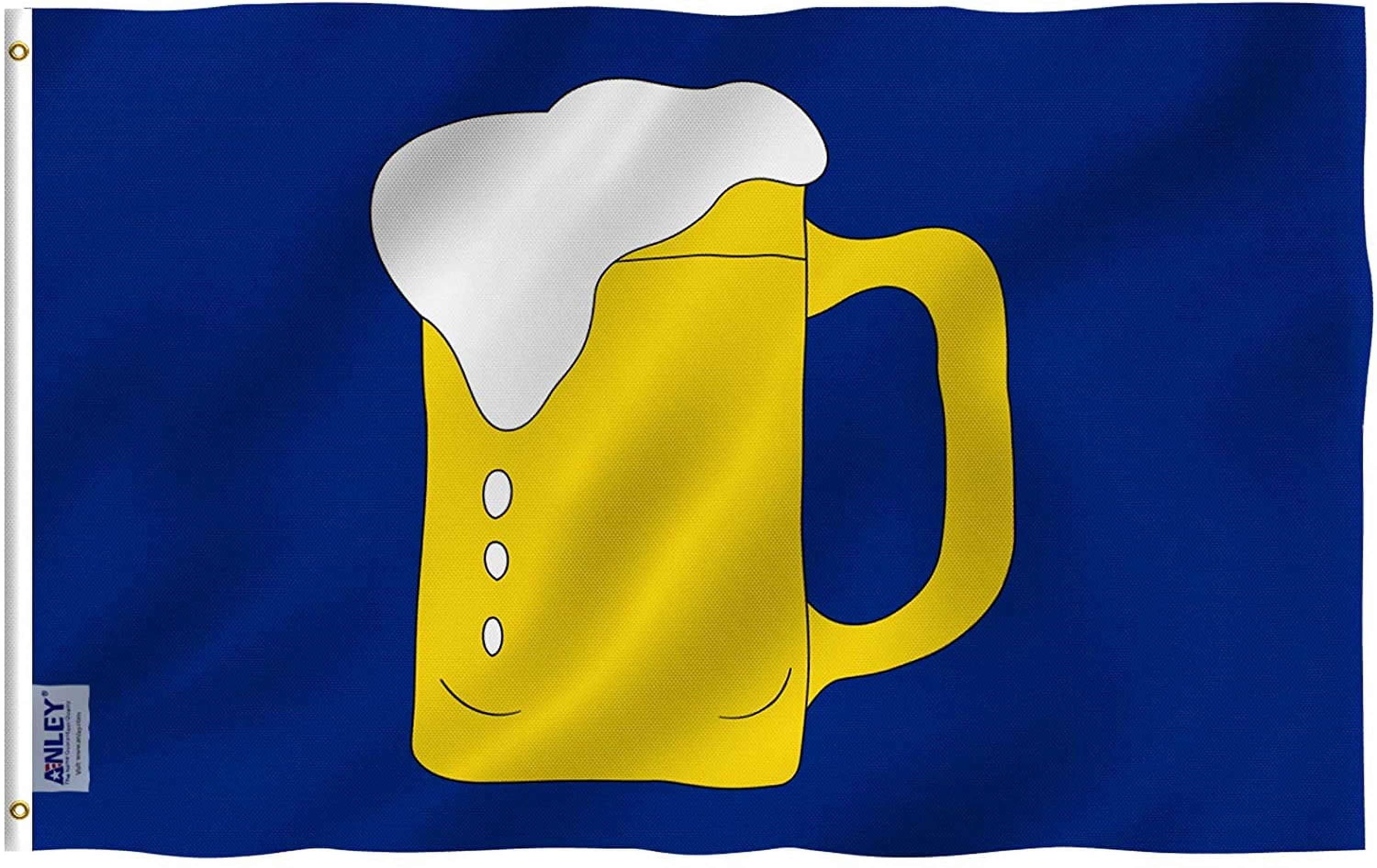 Beer Mug Flag - Vivid Color and Fade proof - Beer Mug BM Advertising or ...