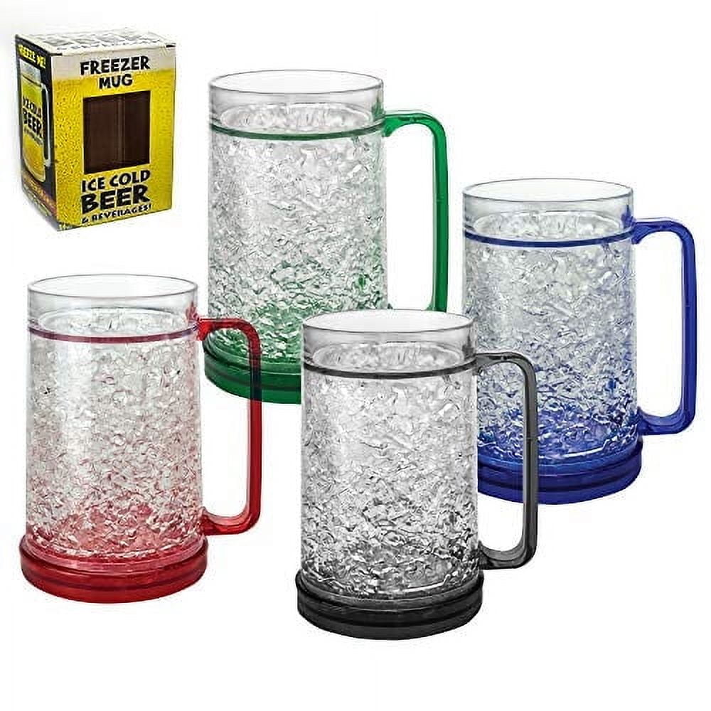 Beer Mugs For Freezer - Insulated Freezer Mug for Beer and Cocktails ...