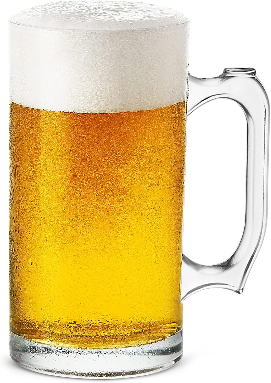 Beer Mugs,Heavy Large Beer Glasses with Handle,Classic Beer Mug glasses ...