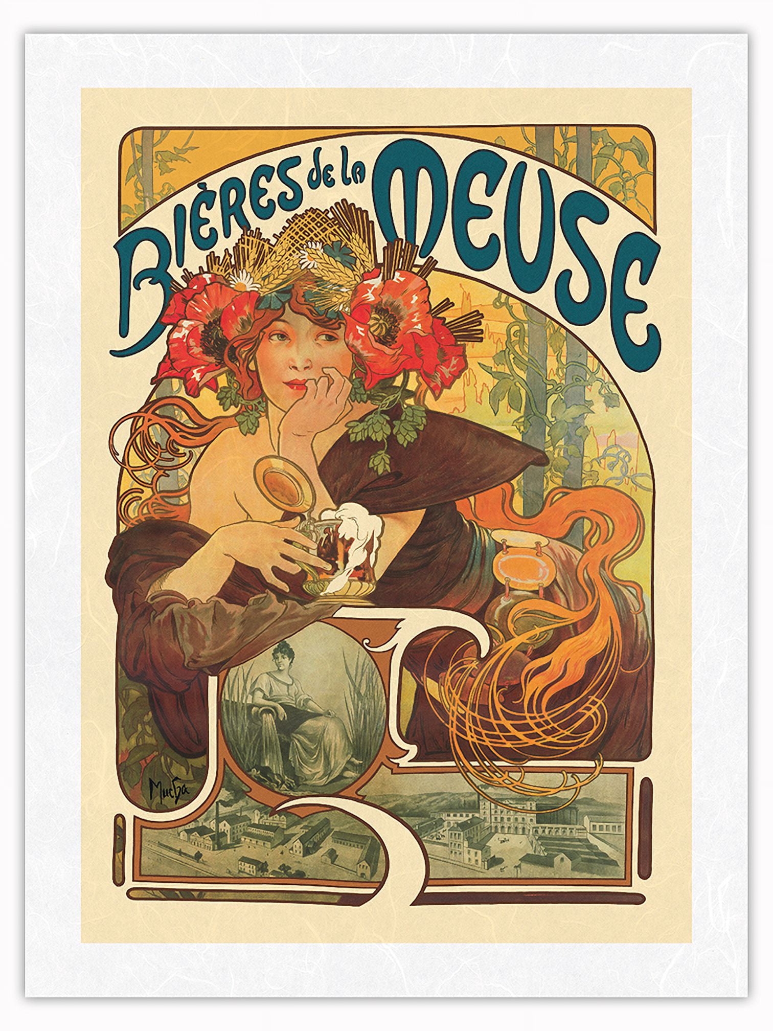 Beer of the Muse (Biéres de la Meuse) - Vintage French Advertising ...