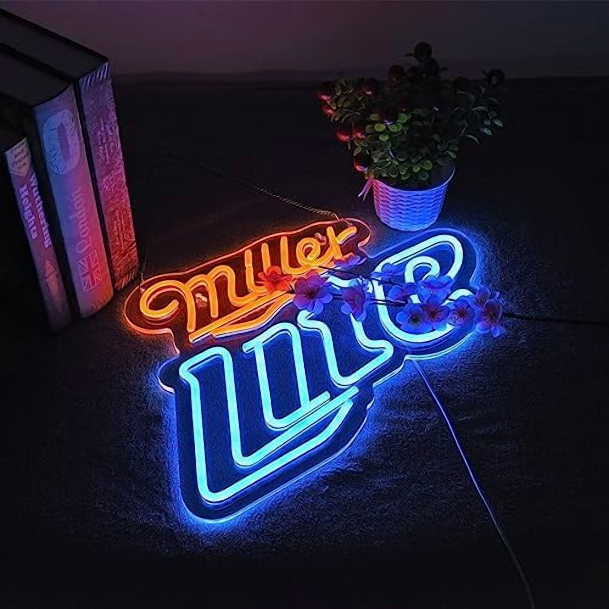 Beer Neon Sign for Bar Wall Décor Dimmable LED Lite Neon Signs USB ...