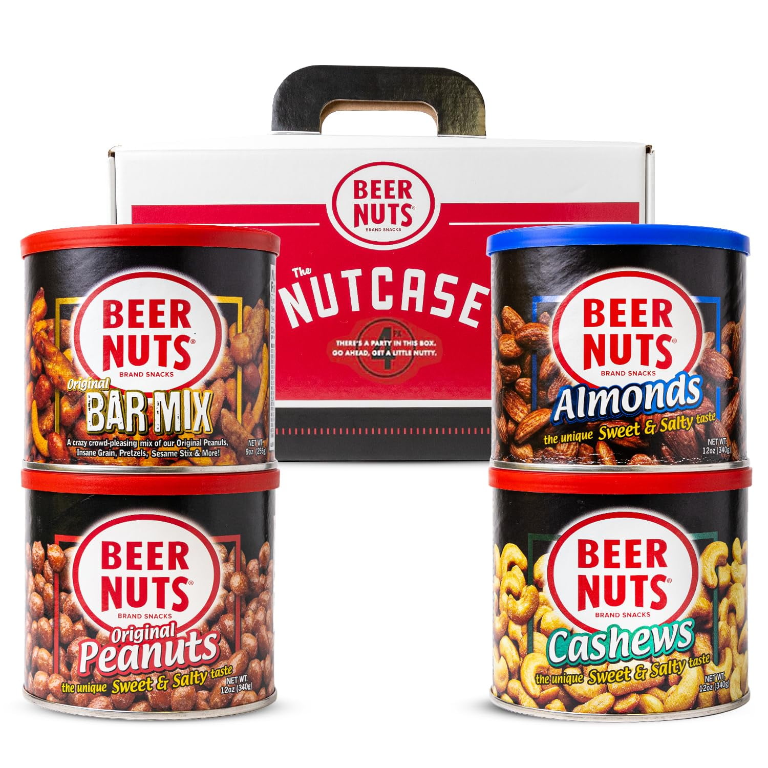 Beer Nuts Brand Snacks, Original Nutcase, Perfect for Gifting, Original ...