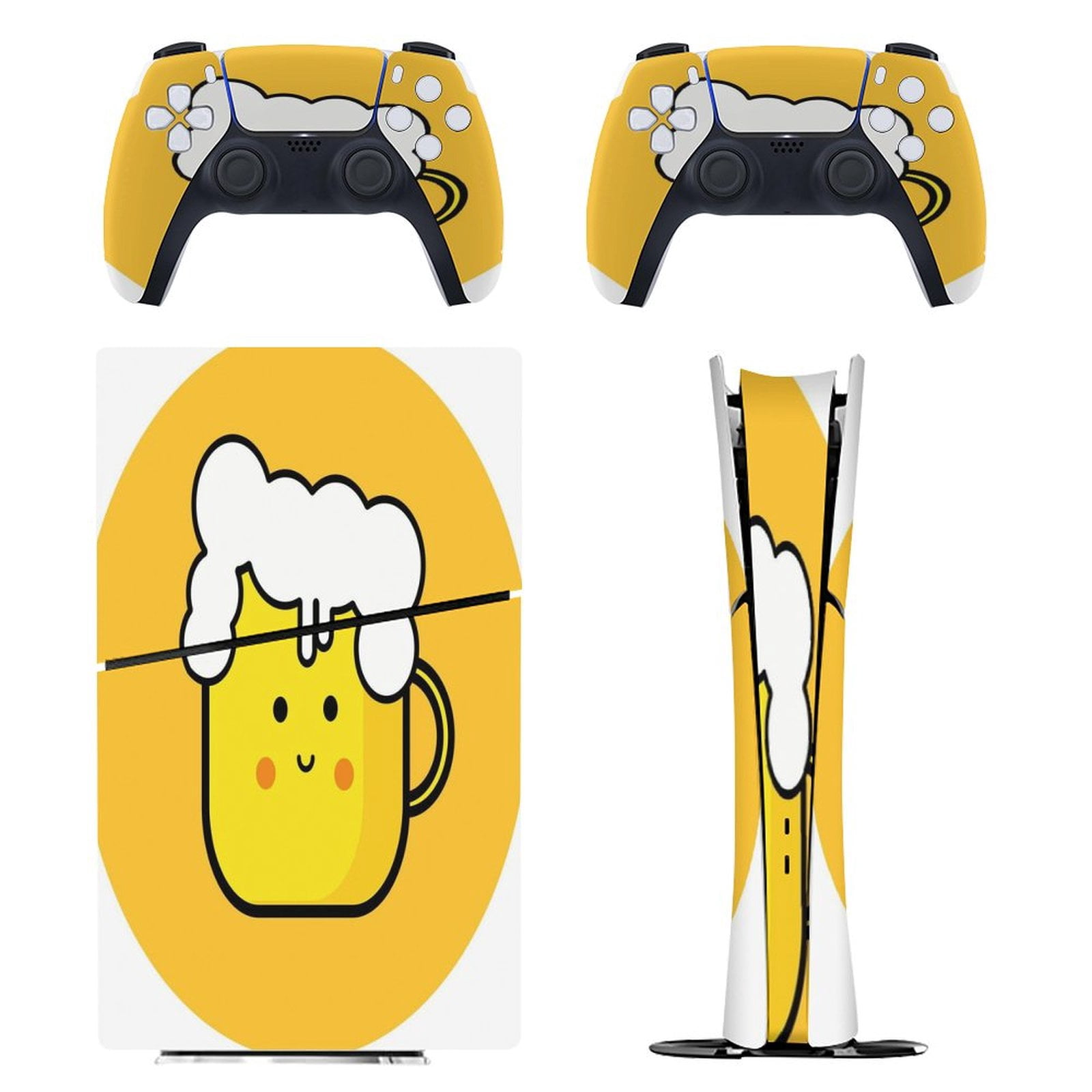 Beer PS5/PS5 Slim Digital Disc Skin Sticker For Console And Controller ...