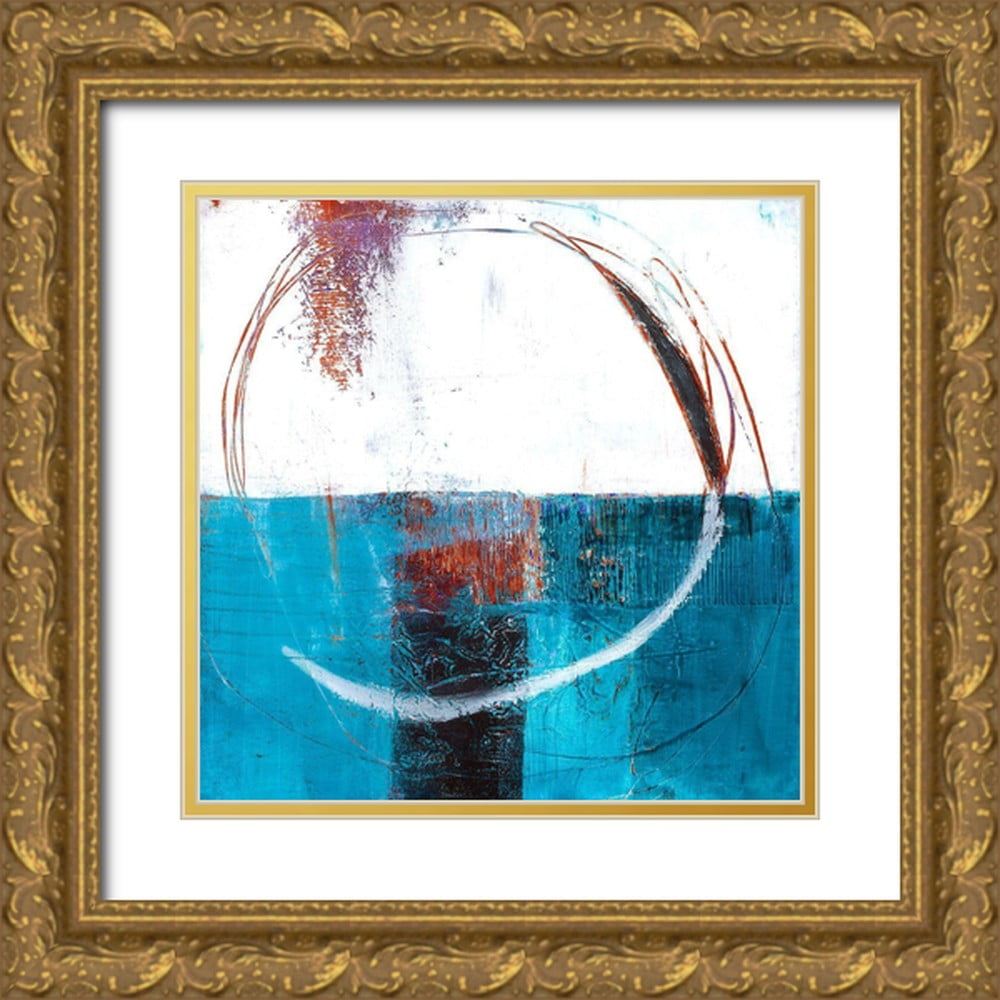 Beer, Pamela K. 26x26 Gold Ornate Wood Framed with Double Matting ...