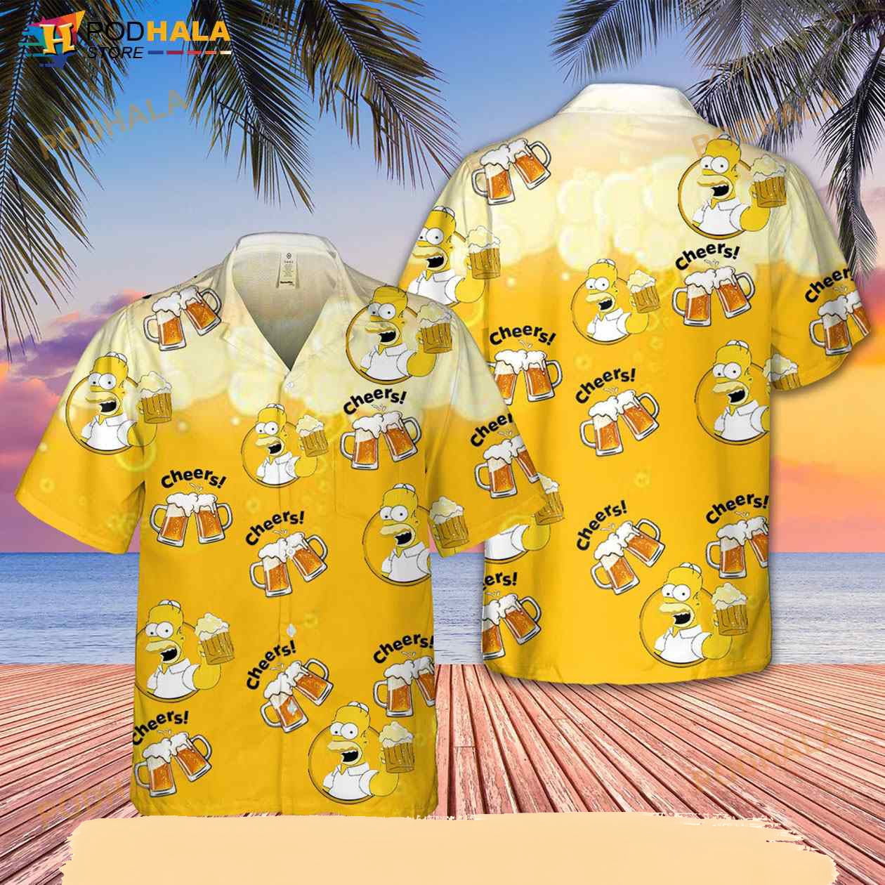 Beer Pattern Hawaiian Beers Lovers Aloha Shirt - Walmart.com