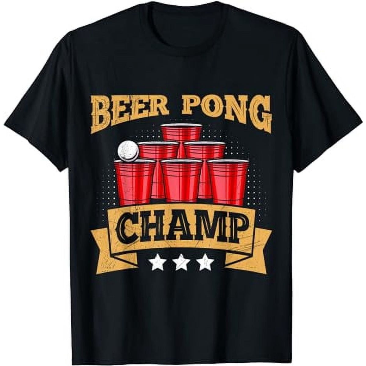Beer Pong Champion Beer Pong Champ Beer Pong T-Shirt - Walmart.com