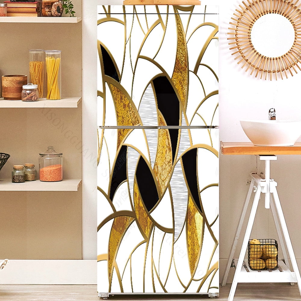 Beer Smoke Refrigerator Sticker Full Sticker Light Luxury Decoration ...