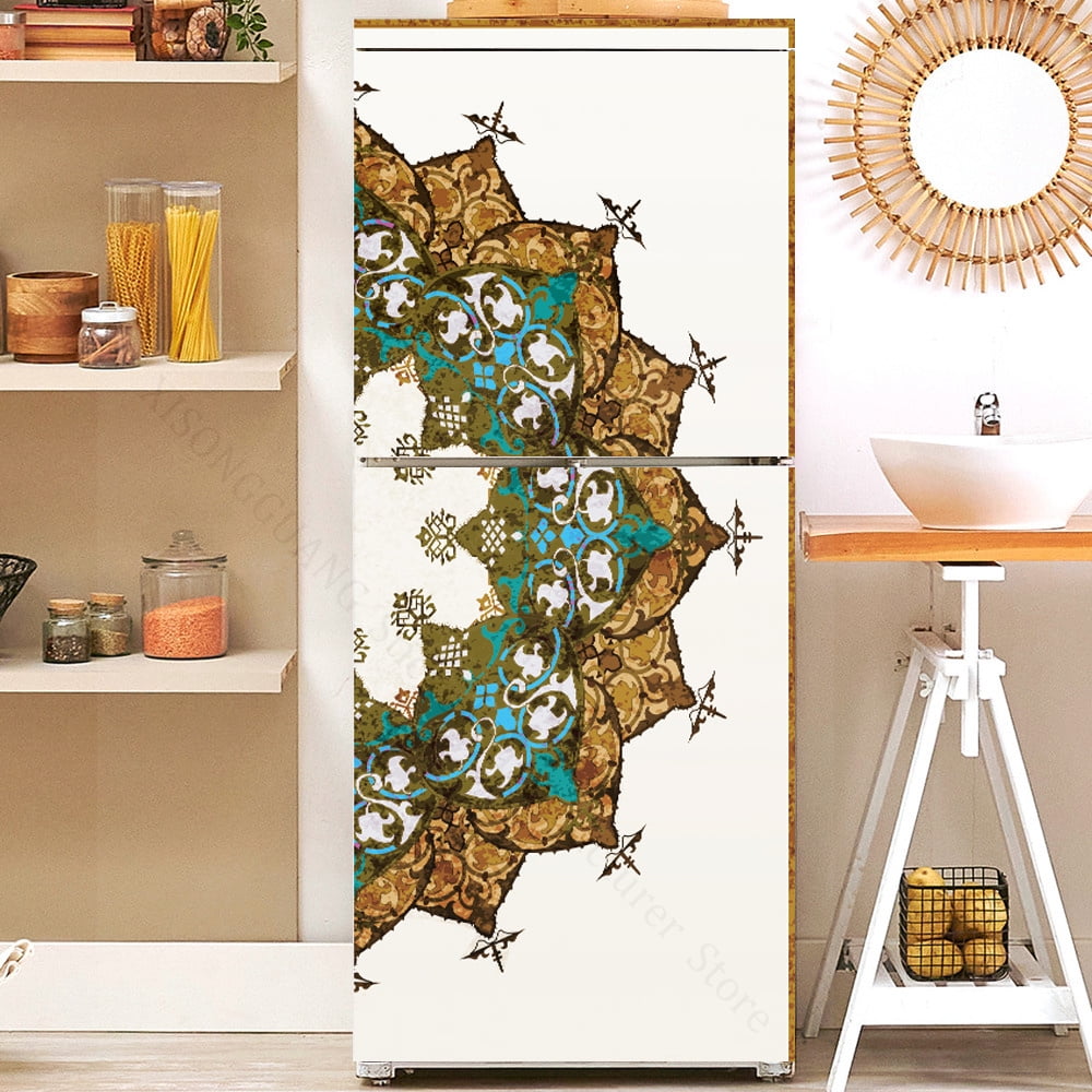 Beer Smoke Refrigerator Sticker Full Sticker Light Luxury Decoration ...