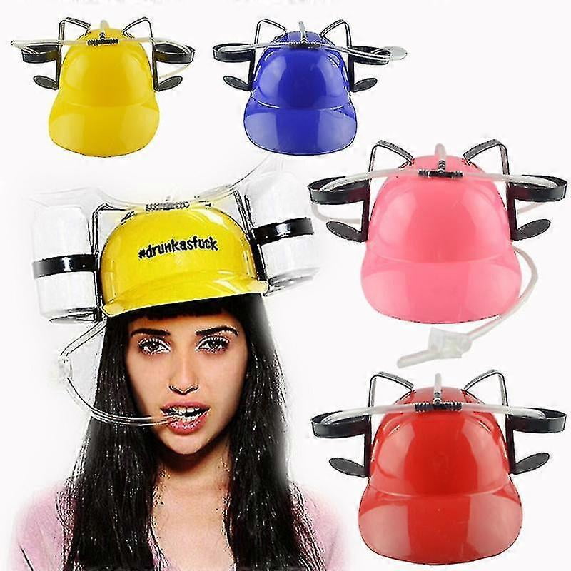 Beer Soda Drink Helmet Party Hat Birthday Party Outdoor Beer Hat Lazy ...