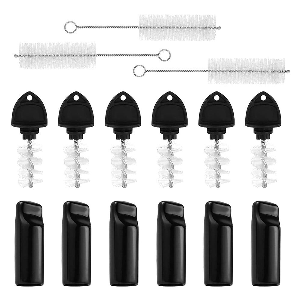Beer Tap Cleaning Kit with 6 Faucet Brushes 6 Rubber Covers 3 Long ...