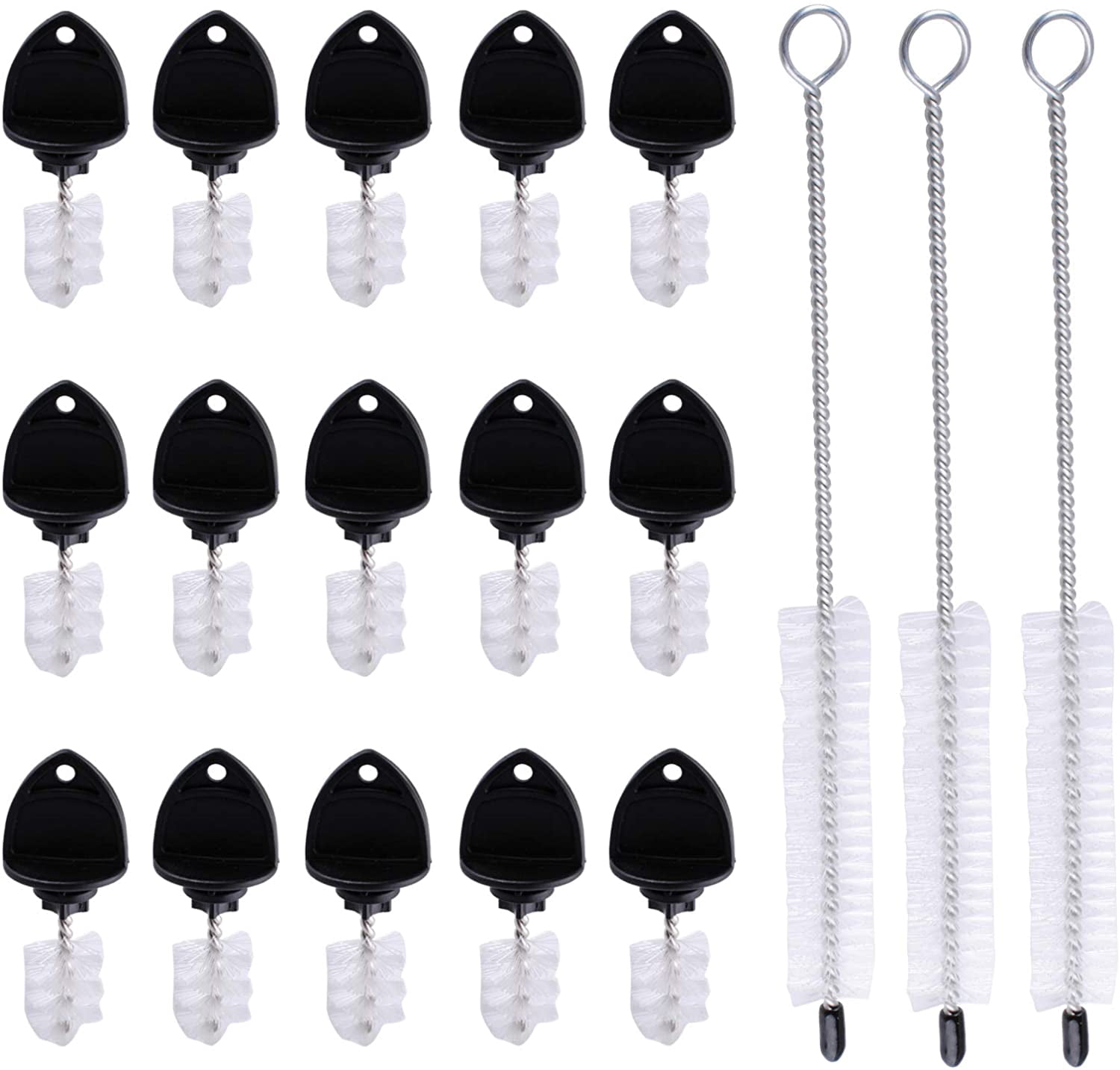 Beer Tap Plug Brush, 15 Pack Beer Faucet Plug Brush & 3 Pack Faucet ...