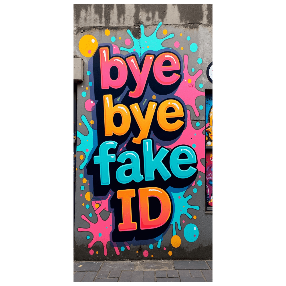 Beer Themed Banner with Cheers Image and bye bye fake ID Text Party ...