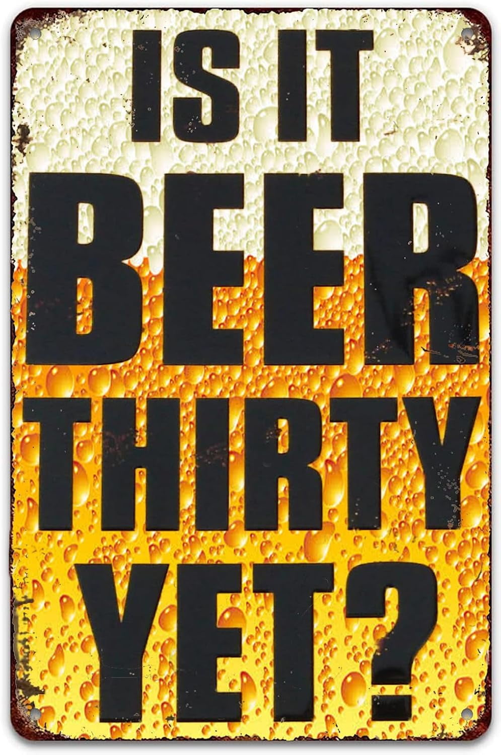 It's Beer Thirty Vintage Funny Home decor Tin Sign Retro Metal Bar Pub ...