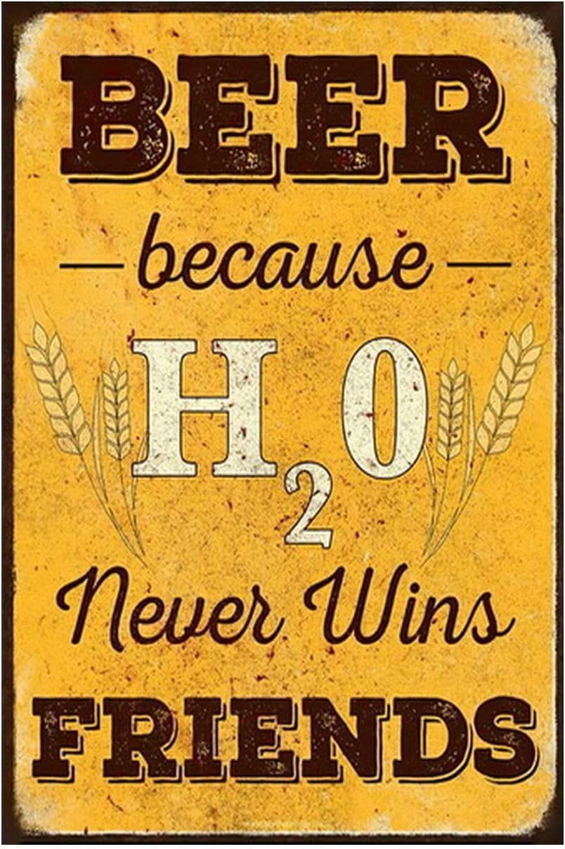 Beer Tin Sign Metal Poster Vintage Wall Decor, I Make Beer Disappear ...