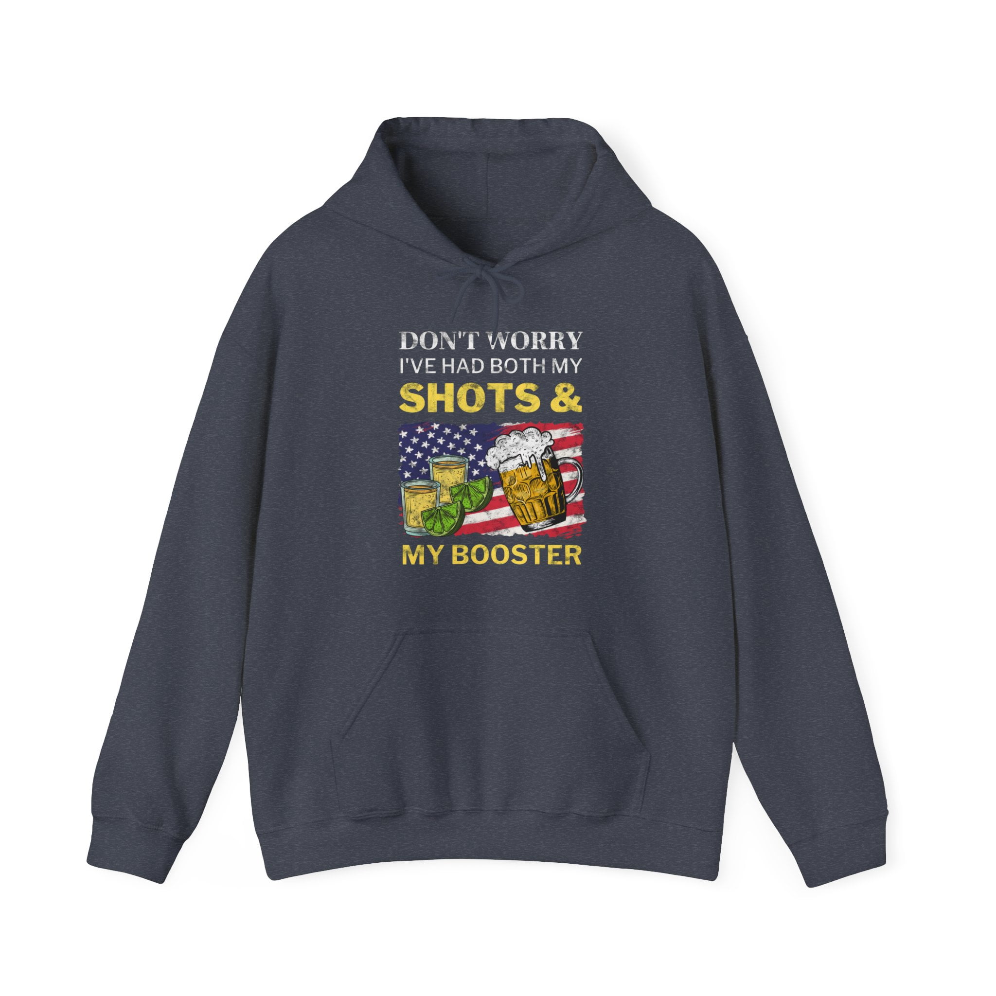 Beer US Flag Unisex Hoodie, Don't Worry I've Had Both My Shots And ...