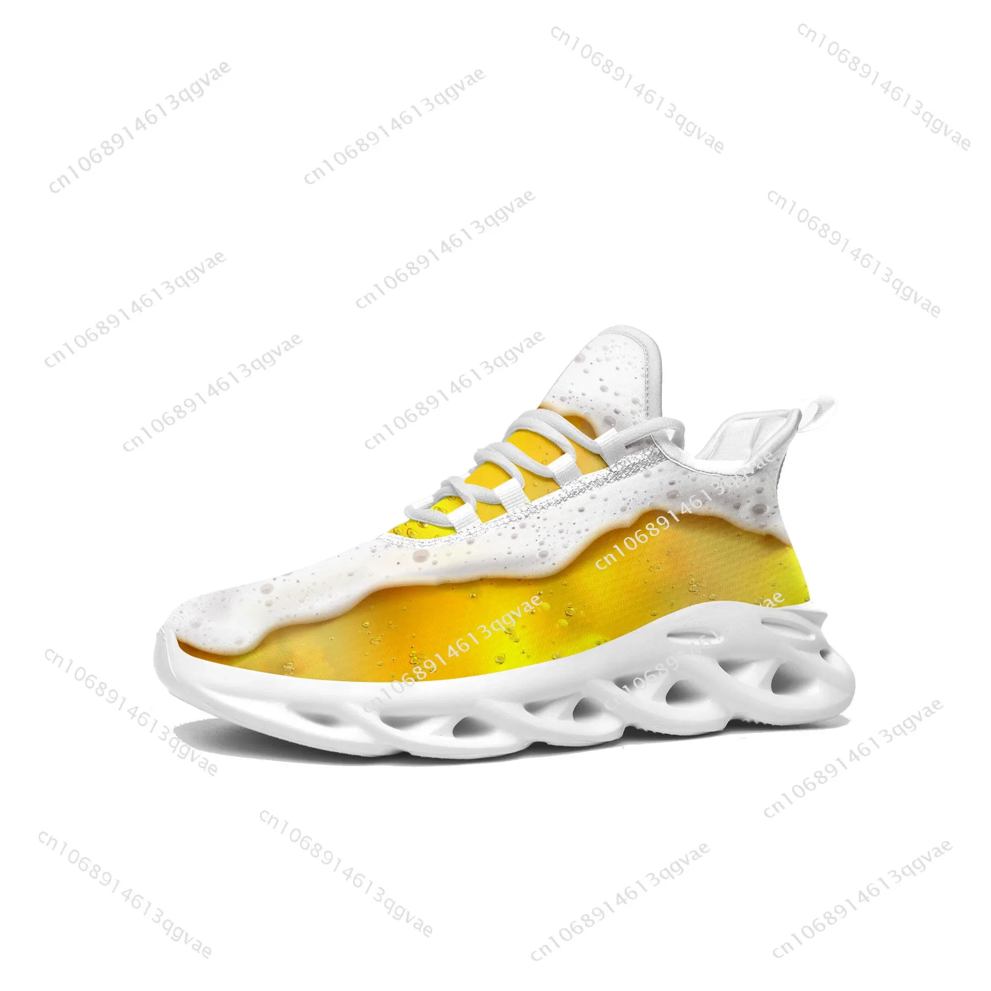 Beer Unisex 3D Print Flats Sneakers Mens Womens Sports Running High ...