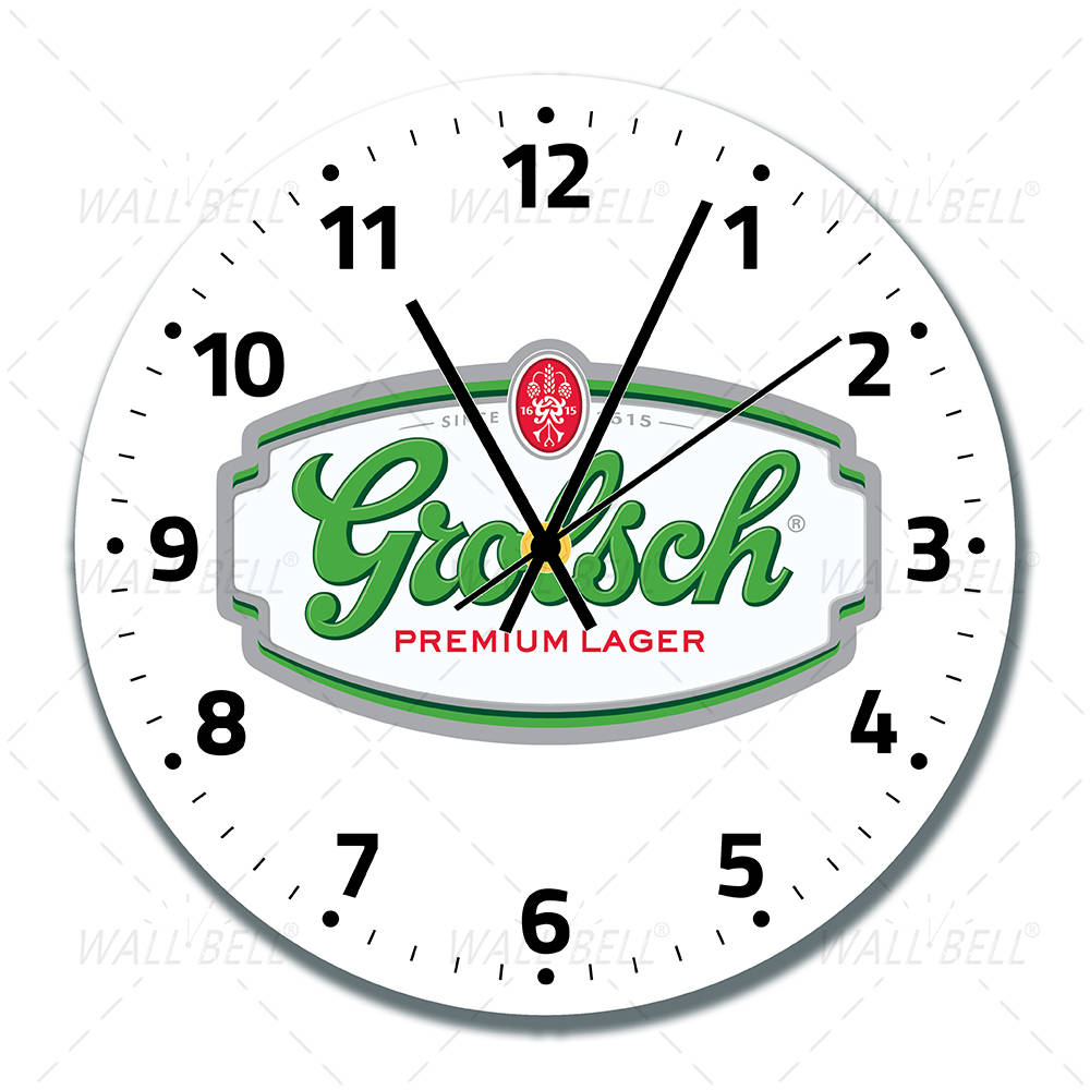 Beer Wine Rum Round Wooden Wall Clock Vodka Wood Plaque rative for ...