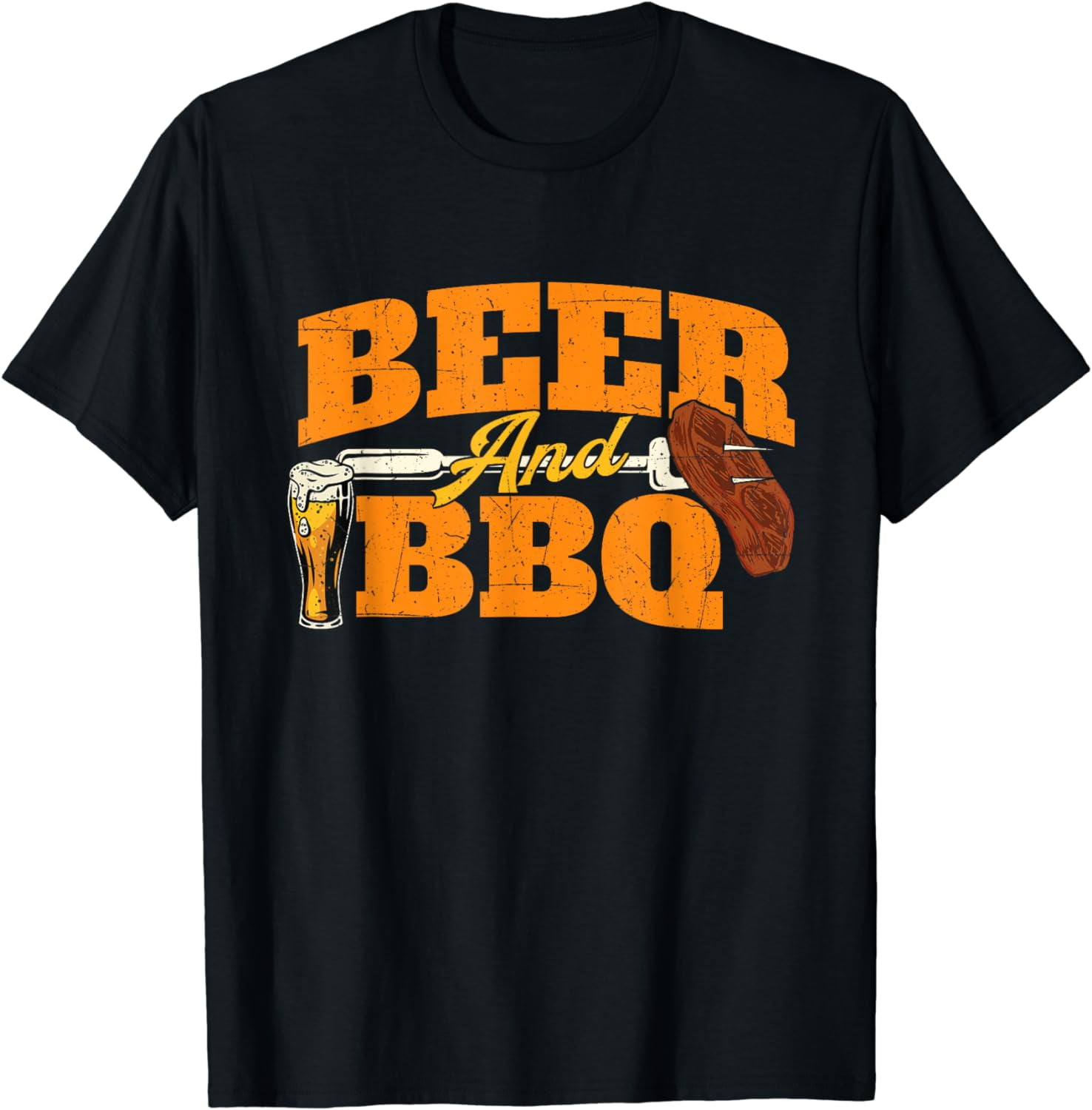 Beer and BBQ - Grilling Grill Pitmaster Barbecue Lover T-Shirt ...