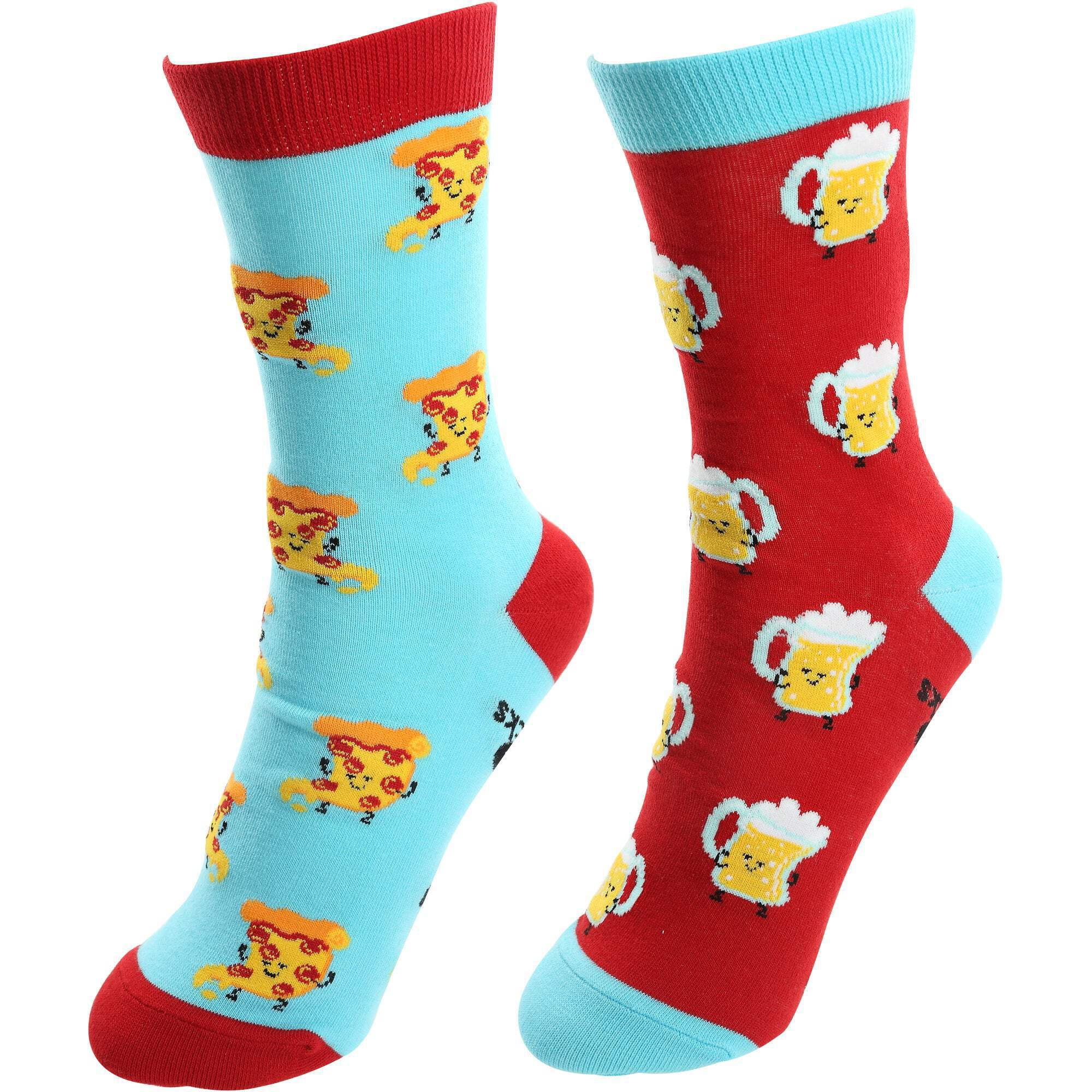 Beer and Pizza Unisex Sock - Walmart.com