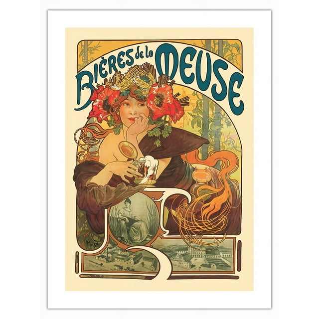 Beer of the Muse (Biéres de la Meuse) - Vintage French Advertising ...