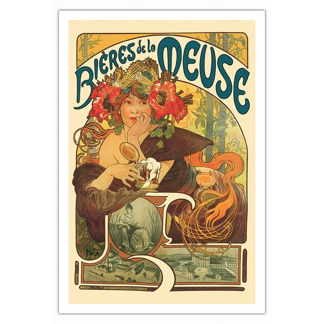 Beer of the Muse (Biéres de la Meuse) - Vintage French Advertising ...