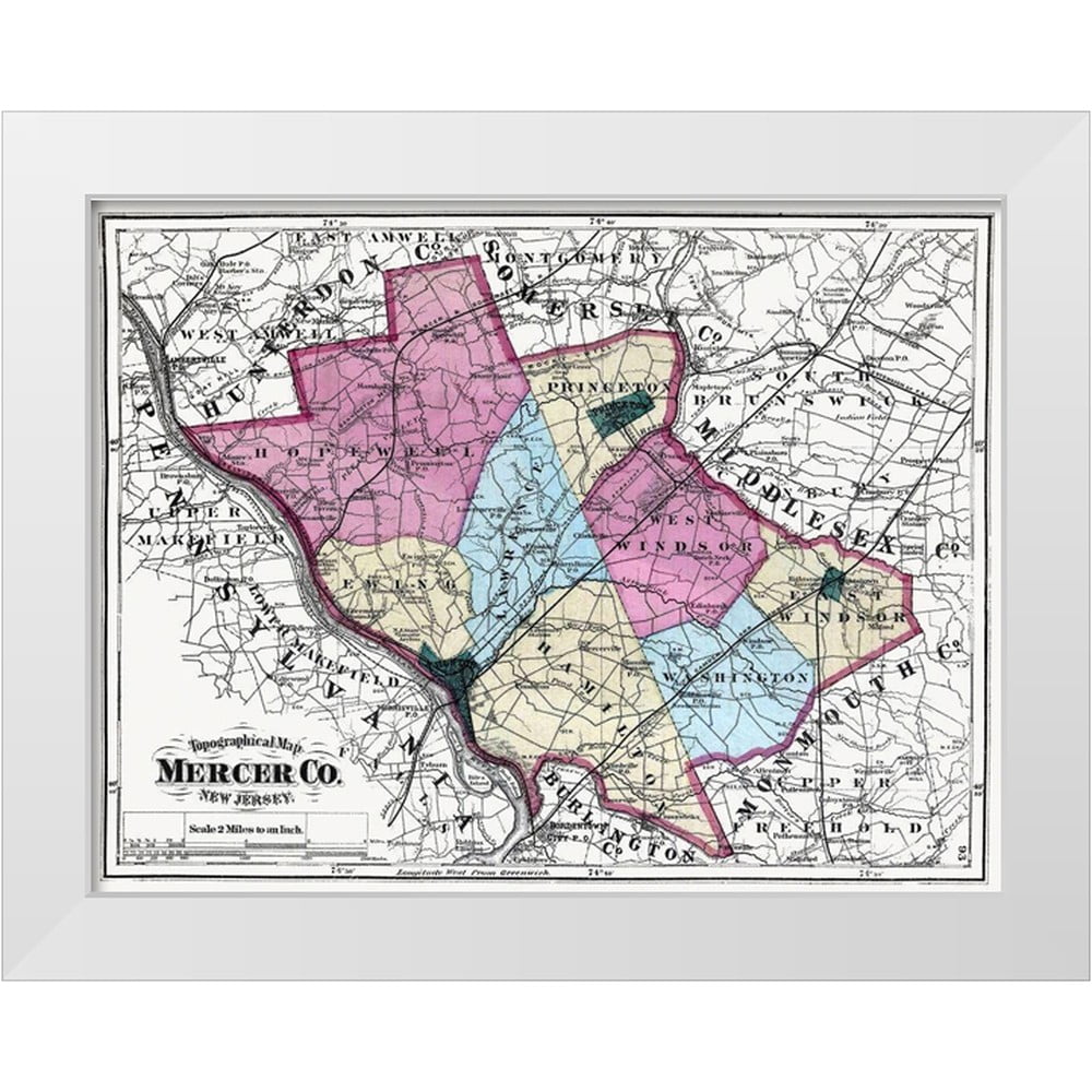 Beers 14x12 White Modern Wood Framed Museum Art Print Titled - Mercer ...