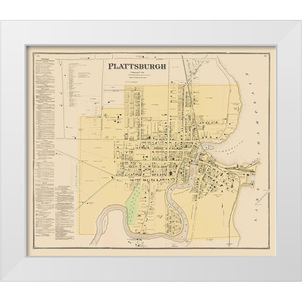 Beers 23x20 White Modern Wood Framed Museum Art Print Titled ...