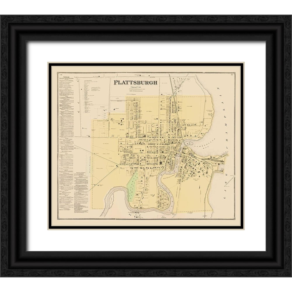 Beers 30x26 Black Ornate Wood Framed with Double Matting Museum Art ...