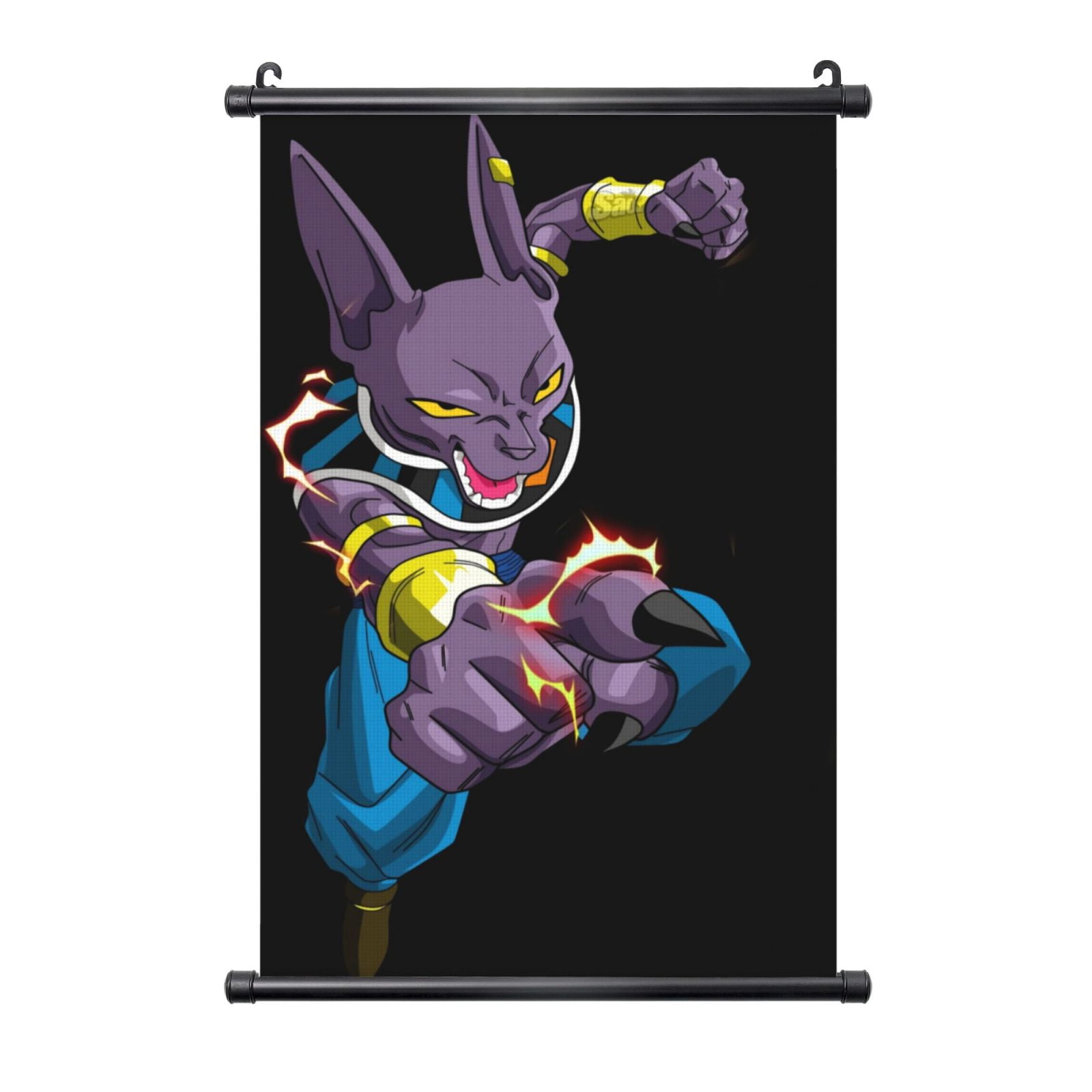 Beerus Hanging Poster Plastic Shaft Canvas Wall Hanging Banner Wall Art ...