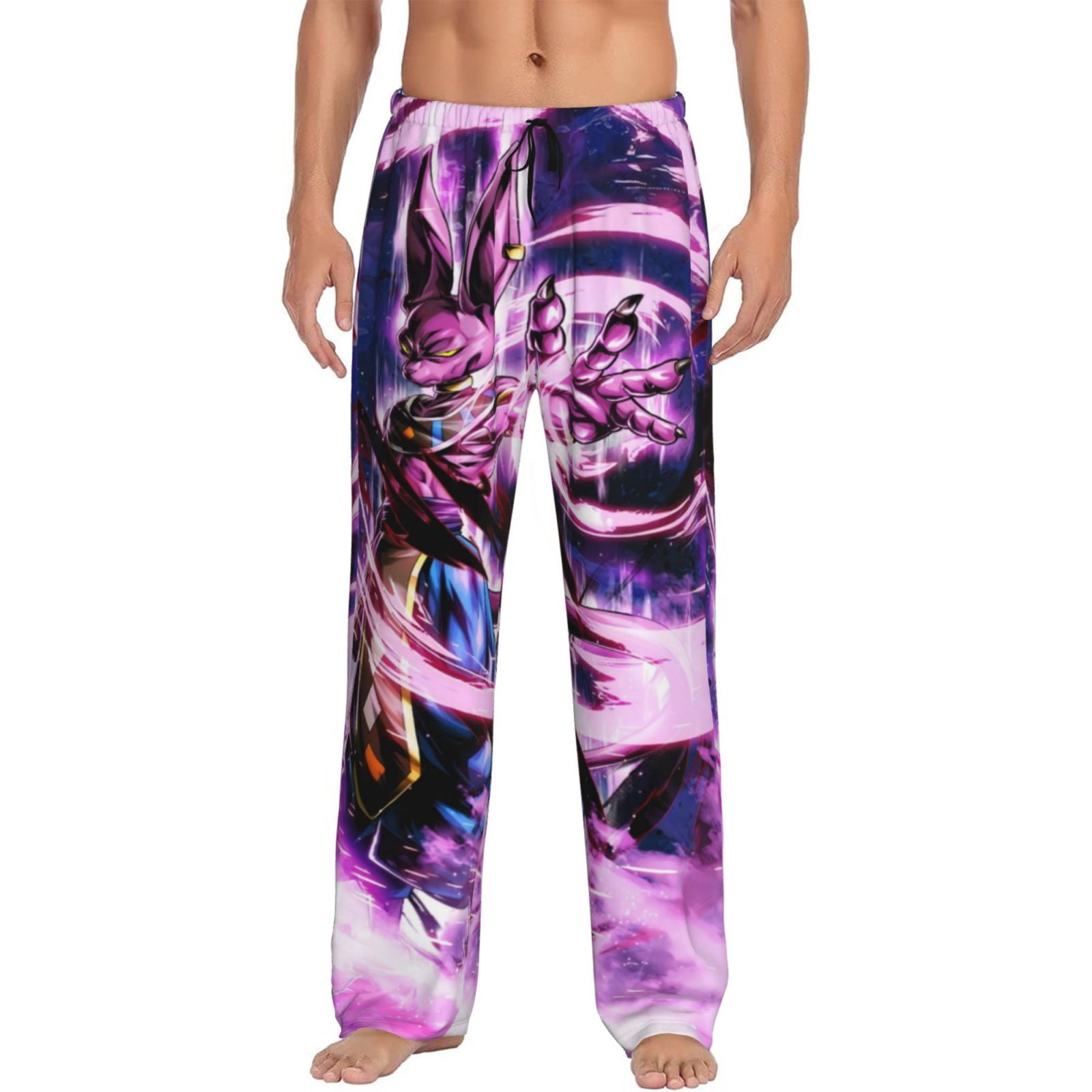 Beerus Mens Pajama Pants Ultra Soft Comfy Lounge Sleep Pants Print ...