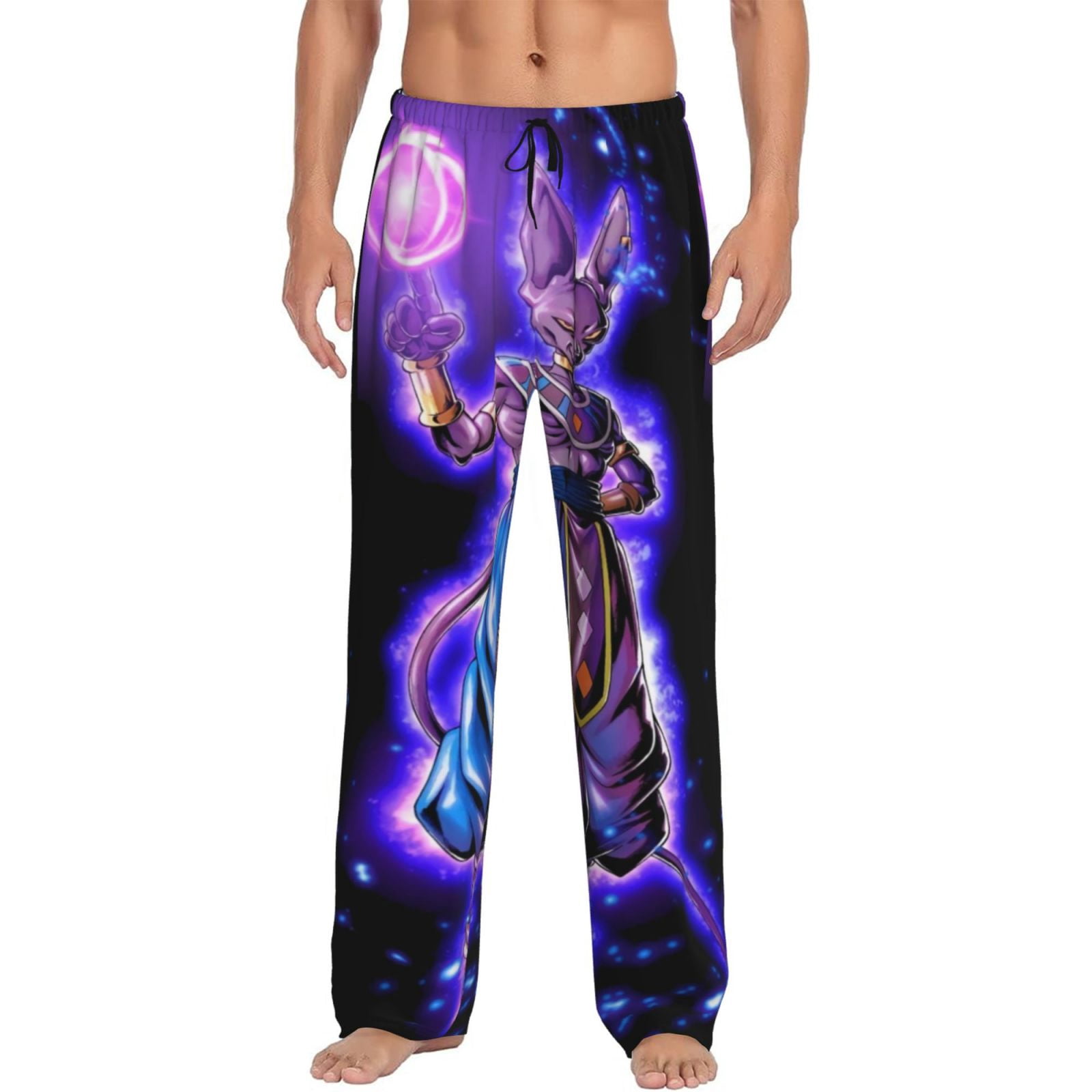 Beerus Mens Pajama Pants Ultra Soft Comfy Lounge Sleep Pants Print ...