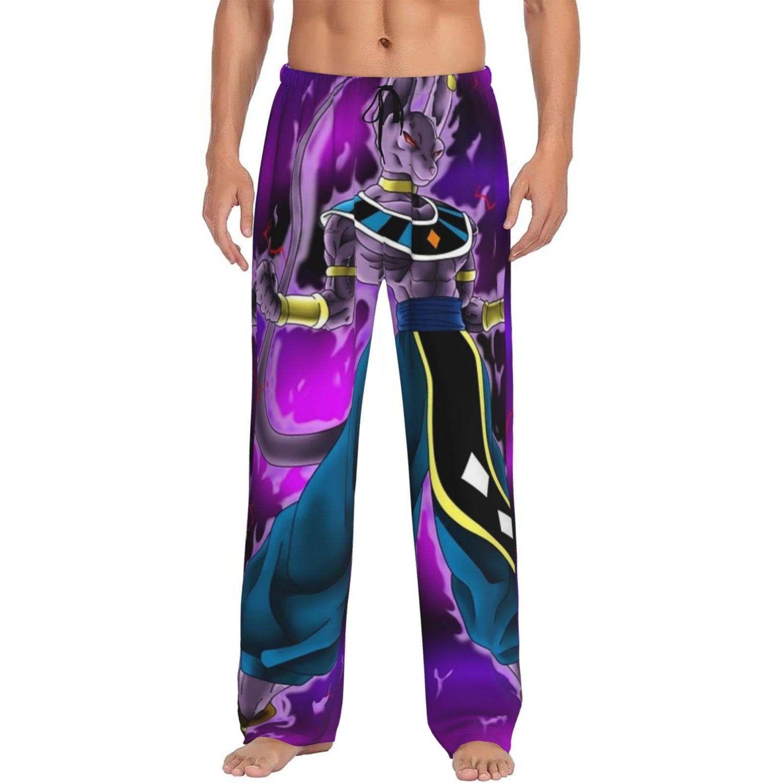 Beerus Mens Pajama Pants Ultra Soft Comfy Lounge Sleep Pants Print ...