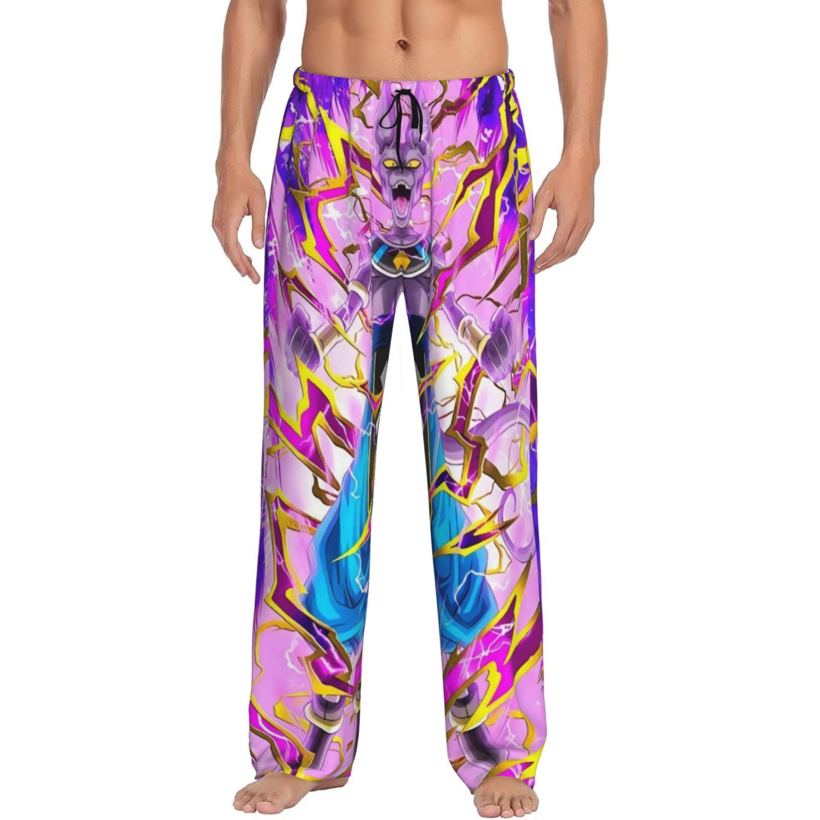 Beerus Mens Pajama Pants Ultra Soft Comfy Lounge Sleep Pants Print ...